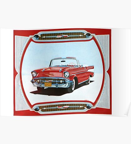 57 Chevy: Posters | Redbubble