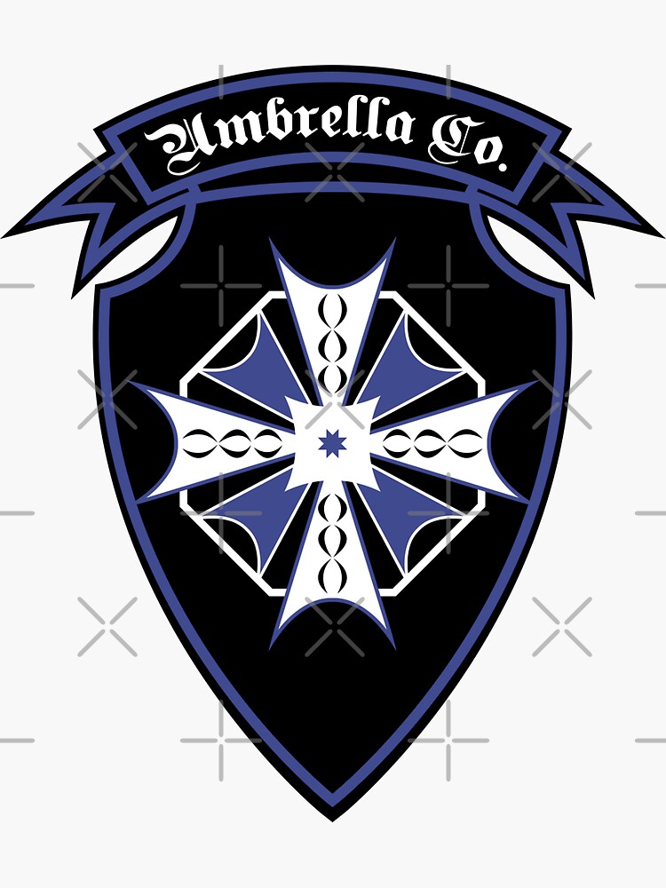 "Resident Evil Blue Umbrella" Sticker for Sale by fareast | Redbubble
