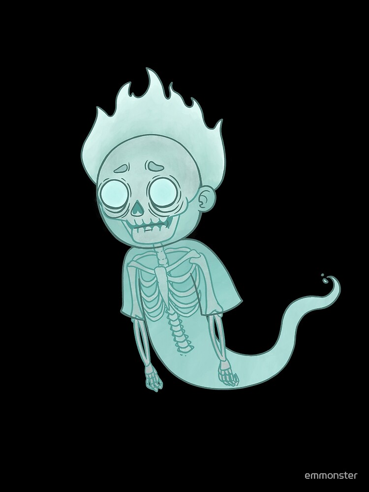 "Ghost Morty" Poster by emmonster | Redbubble