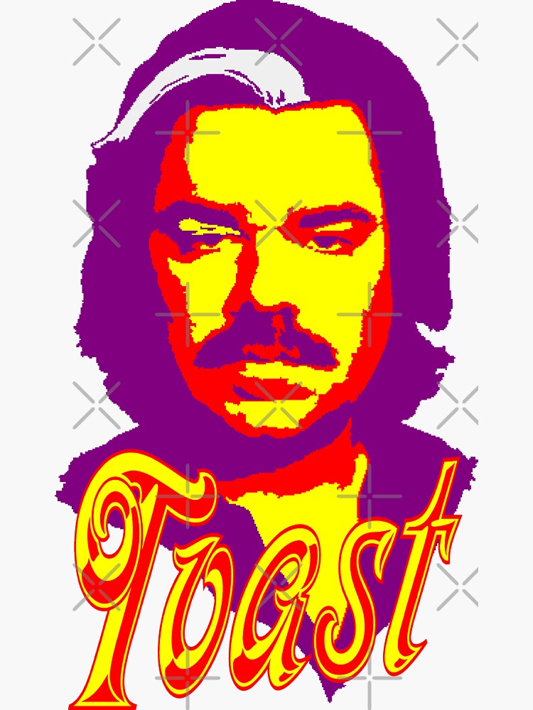 "TOAST OF LONDON" Sticker for Sale by QUATTROTURBO | Redbubble