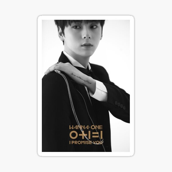 Wanna One Boomerang Hwang Minhyun Sticker For Sale By Pd101emporium