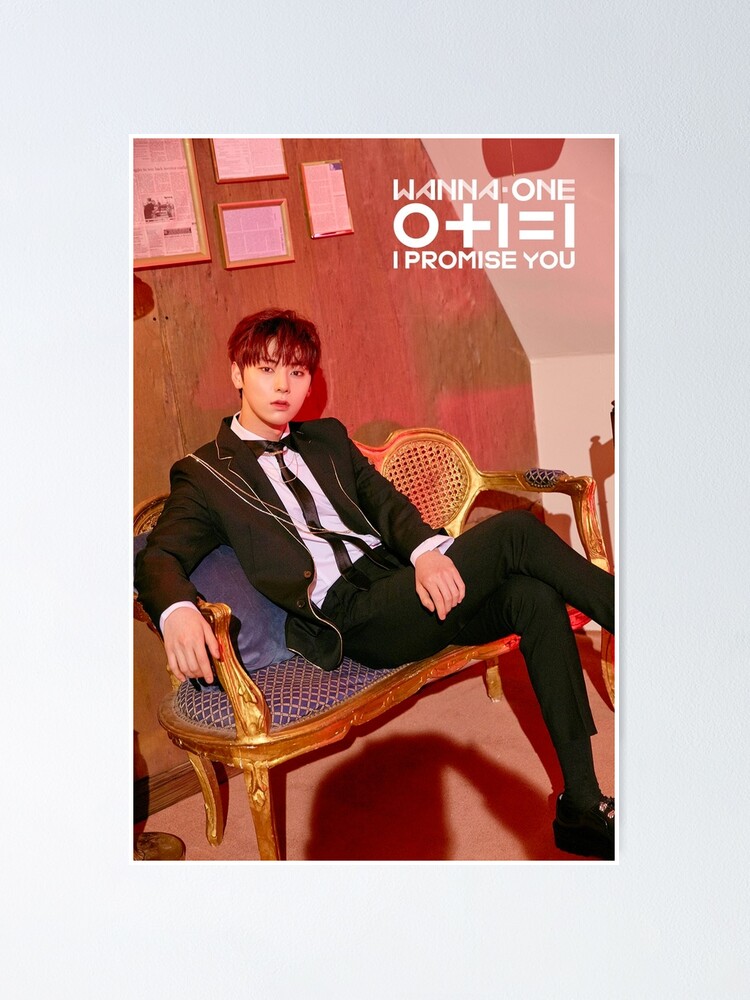 Wanna One I Promise You Hwang Minhyun Poster By Pd101emporium Redbubble