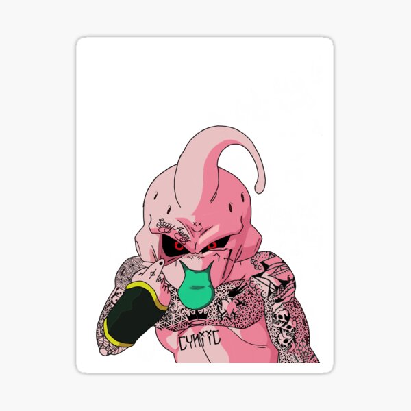 "Tattooed Kid Buu" Sticker for Sale by Cyniic | Redbubble