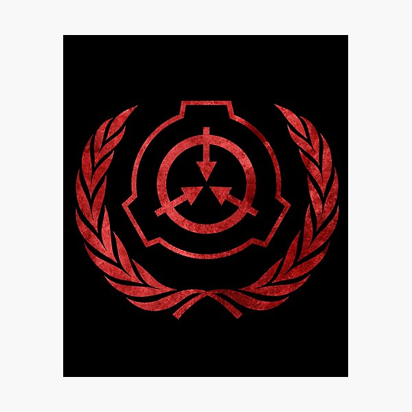 "SCP Foundattion Red Crest Logo Symbol" Photographic Print for Sale by ...