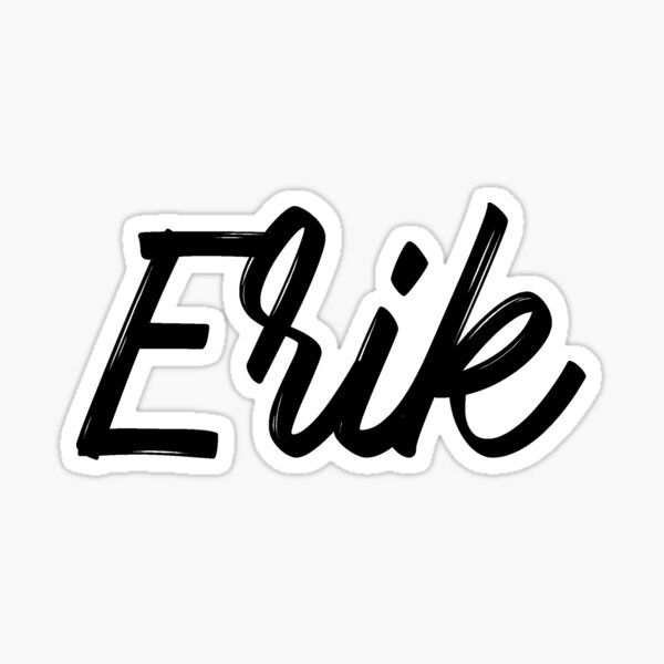 "Erik" Sticker by Shalomjoy | Redbubble
