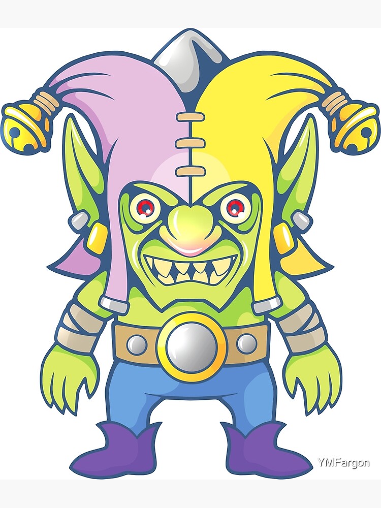 "cartoon goblin funny illustration" Poster by YMFargon | Redbubble
