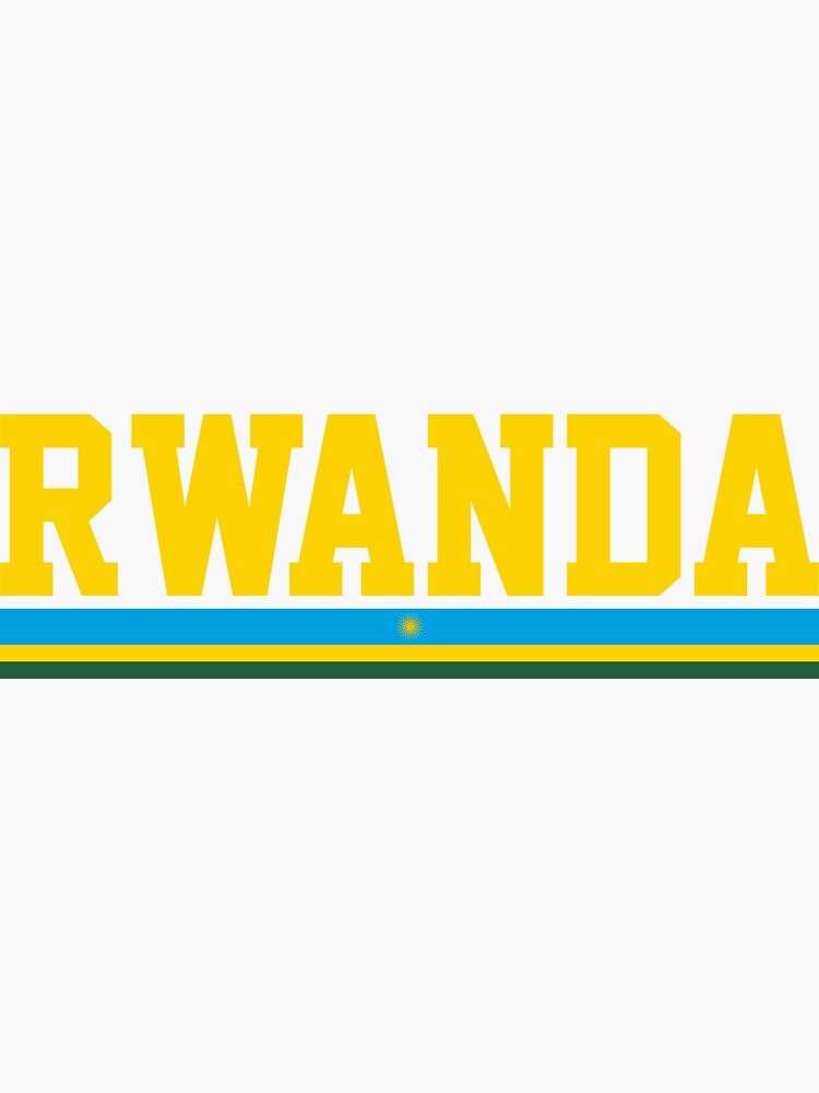 "Rwanda Flag" Sticker for Sale by 4tomic | Redbubble