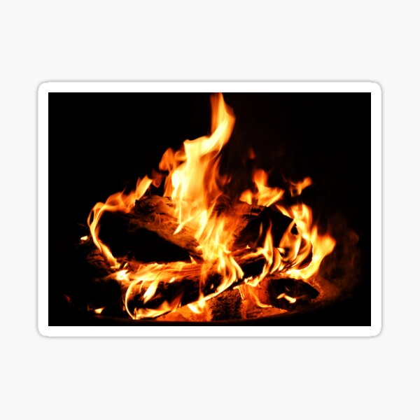 "Fiery" Sticker for Sale by DonnaM | Redbubble