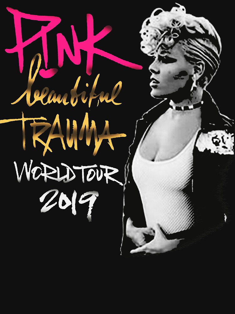 "Pink Beautiful Trauma World Tour" T-shirt for Sale by antoniogosong23 ...