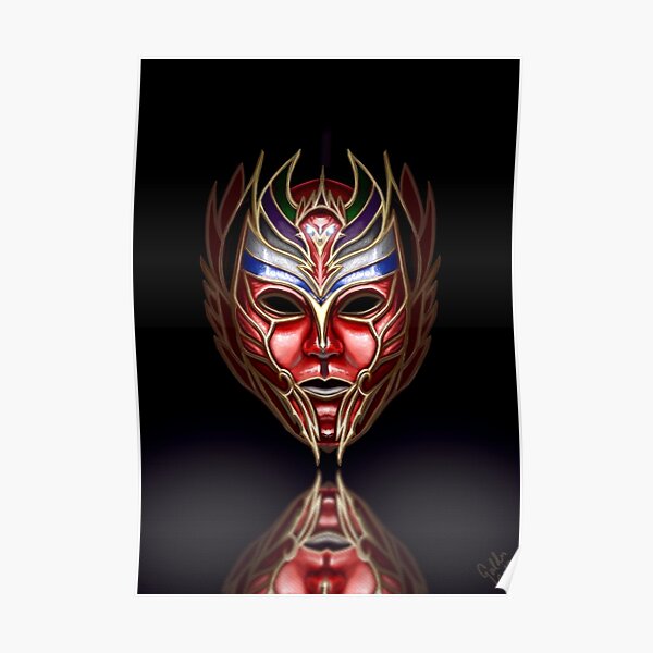 "The Phoenix Mask" Poster for Sale by GaldersArt | Redbubble