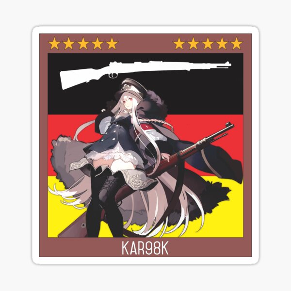 "Girls' Frontline - Kar98k " Sticker for Sale by LilDatsunZ | Redbubble