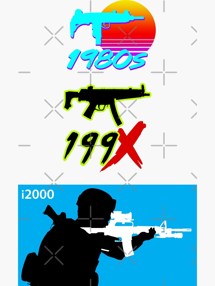 "30 Years of Tacticool" Sticker for Sale by CCCDesign | Redbubble