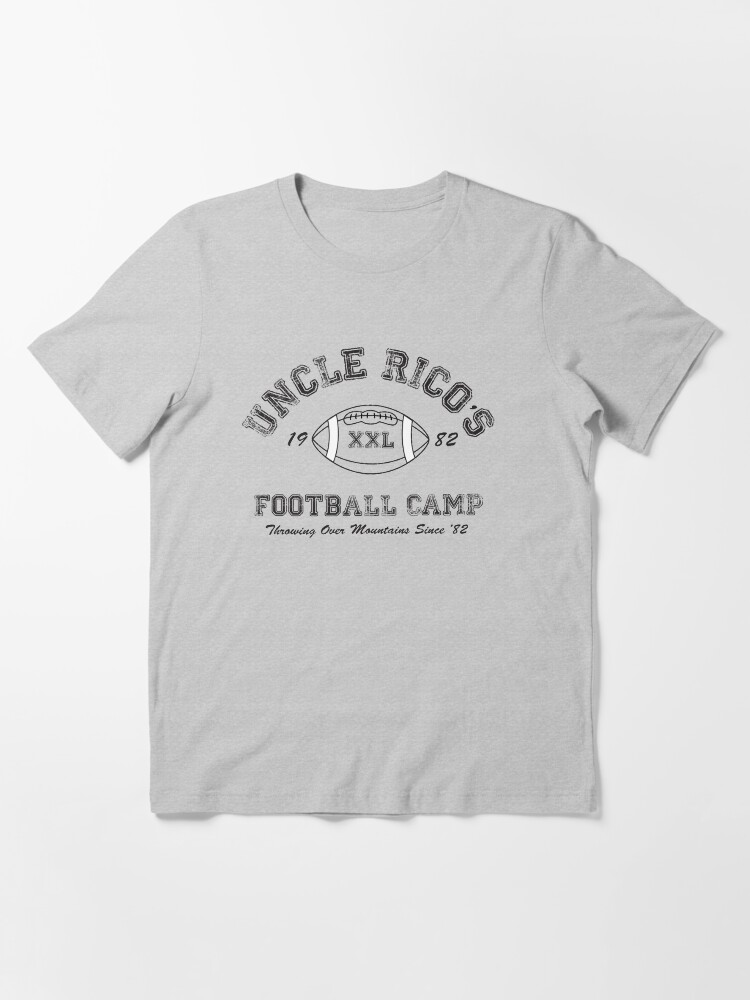 "Uncle Rico's Football Camp" T-shirt for Sale by mmdesigns | Redbubble ...