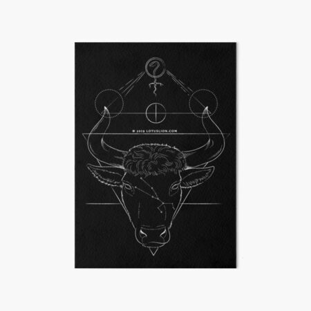 "Taurus (Dark)" Art Board Print for Sale by Narumi | Redbubble