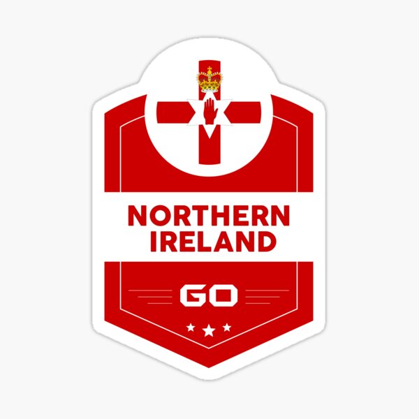 "NORTHERN IRELAND SHIELD" Sticker for Sale by MarkMotta | Redbubble