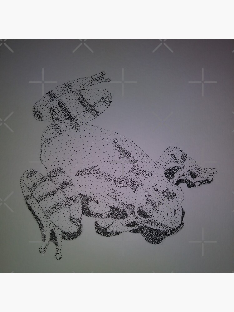 "Frog done in stippling" Sticker for Sale by TiffanyIlona | Redbubble
