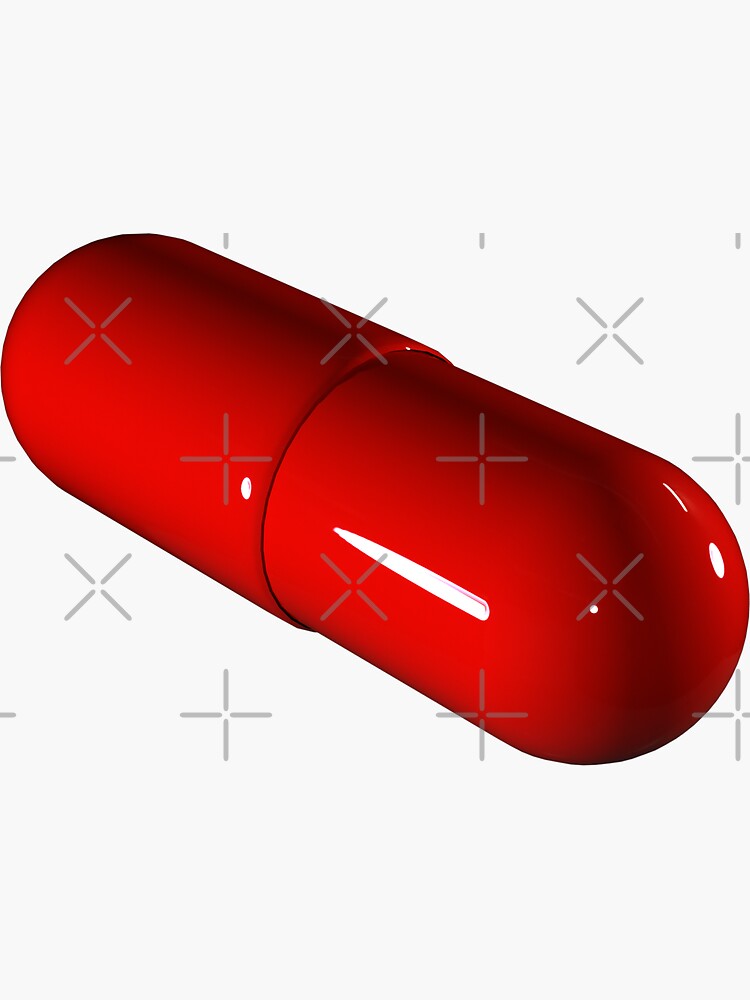 "RED PILL" Sticker for Sale by cpinteractive | Redbubble