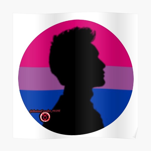 "Magnus Bane Bi Icon " Poster by DeviantMalec | Redbubble