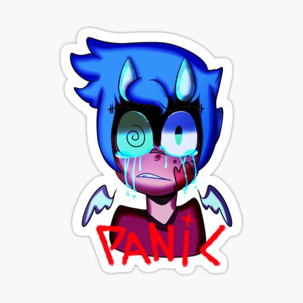 "Panic" Sticker for Sale by GCArtwork | Redbubble