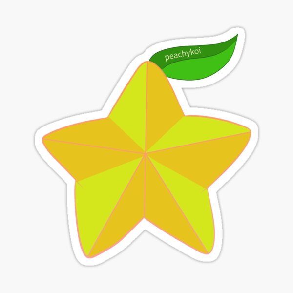 "Paopu Fruit" Sticker for Sale by peachykoi | Redbubble