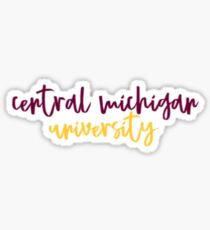 Central Michigan University Stickers | Redbubble