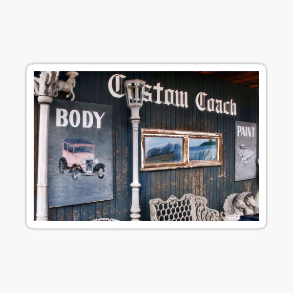 "Custom Coach" Sticker for Sale by MsTique | Redbubble