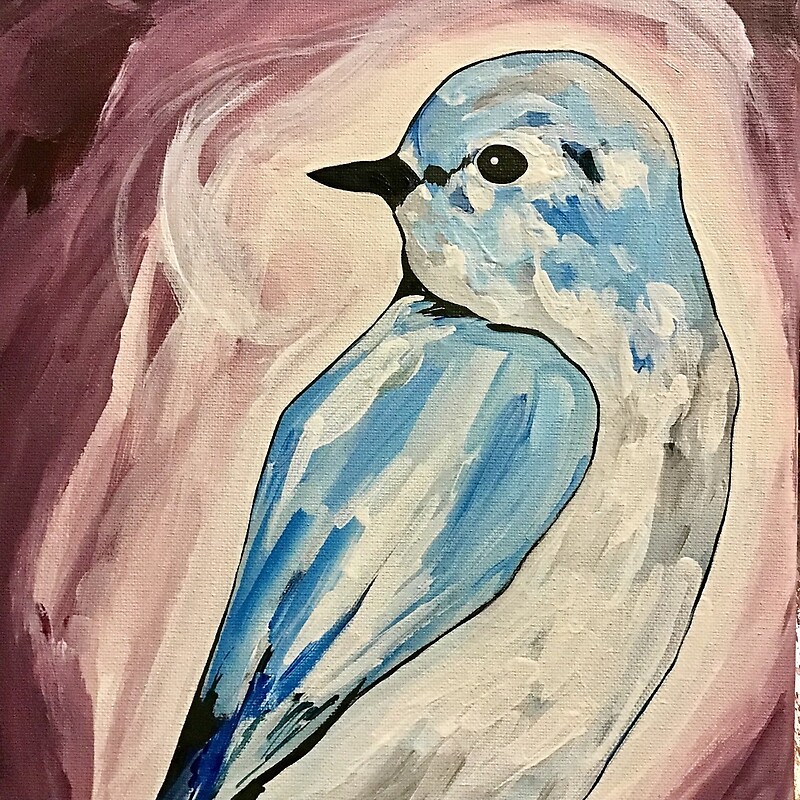 "Blue bird (violet energy)" by starheadboy | Redbubble