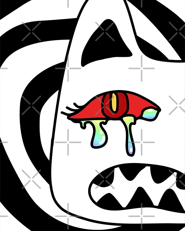 "Savage Cat In Despair" by therealsadpanda | Redbubble