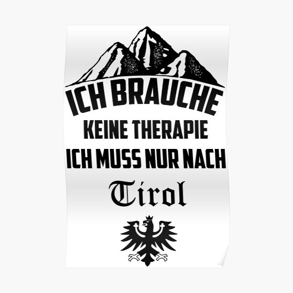 Poster: Tirol | Redbubble