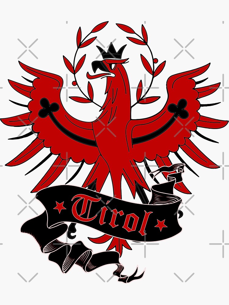 "Tiroler Adler" Sticker von Innsbrucker | Redbubble