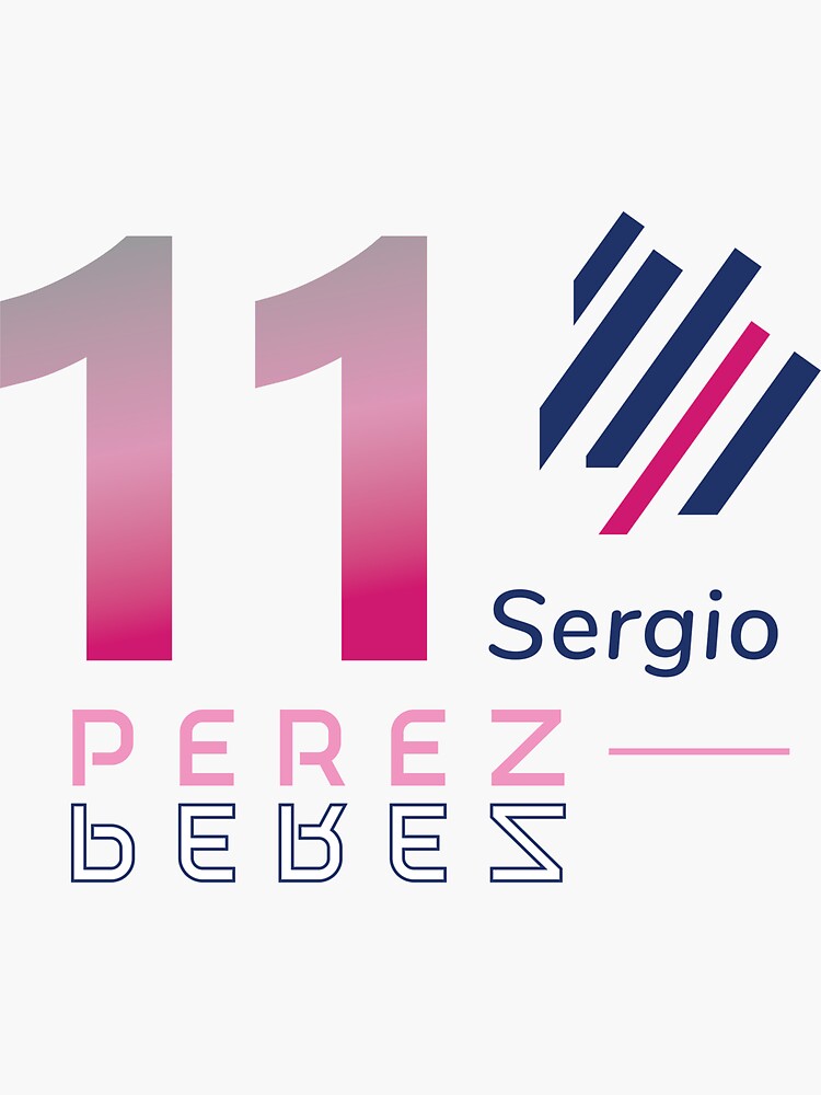 Pegatina «Sergio Perez Formula 1 Racing Point F1 Team» de Cgraphy ...