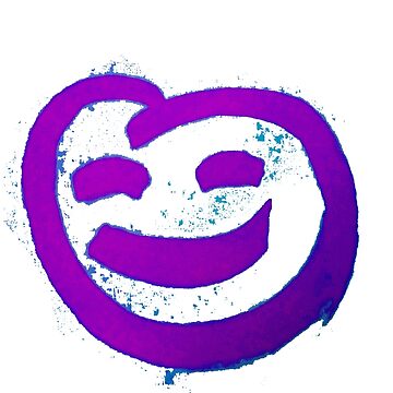 "Purple smilie face" Sticker for Sale by Jessie Williams | Redbubble