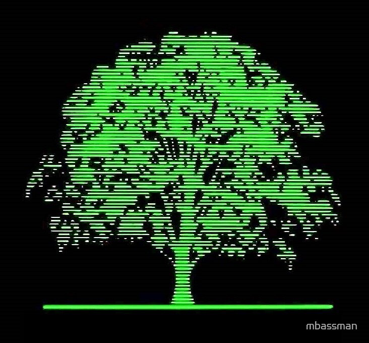 "tree logo - blade runner" by mbassman | Redbubble