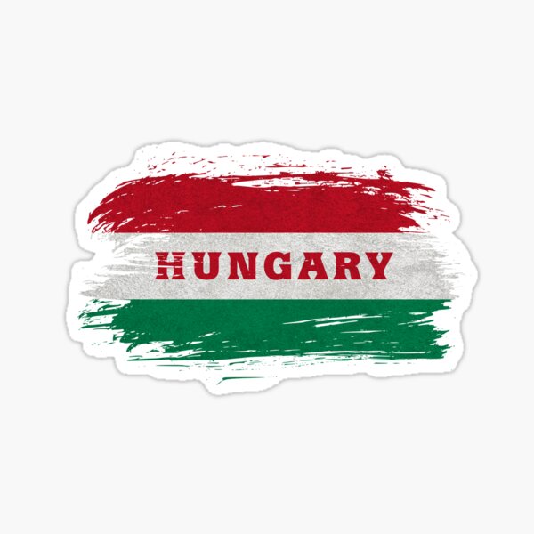 "Hungary vintage flag / gift Budapest" Sticker for Sale by Rocky2018 ...