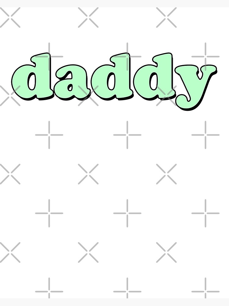 "Daddy Green Aesthetic T-Shirt" Art Board Print for Sale by ...