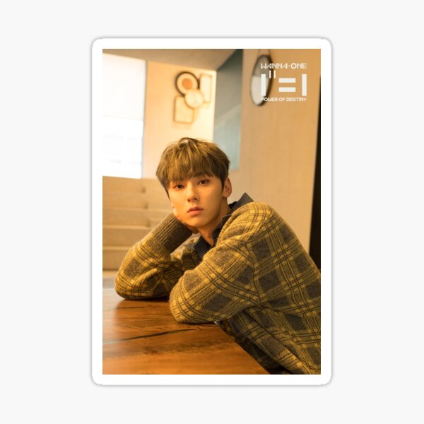 "WANNA ONE SPRING BREEZE HWANG MINHYUN" Sticker for Sale by ...