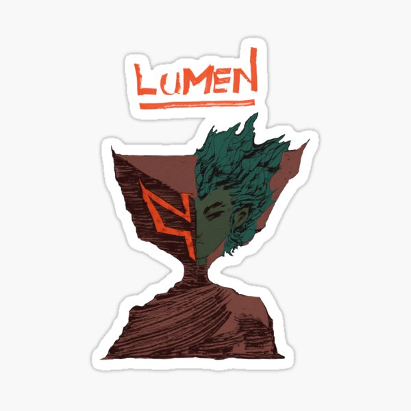 "Lumen, Esteban Unmasked" Sticker by TonyMcMillen | Redbubble