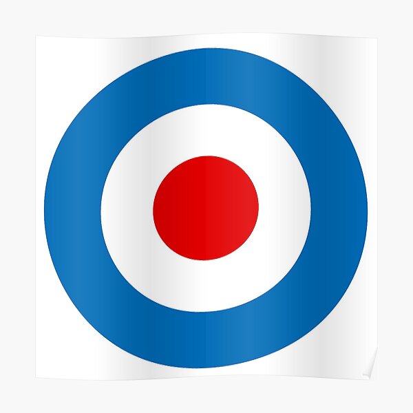 "Mod Target " Poster for Sale by Misteron | Redbubble