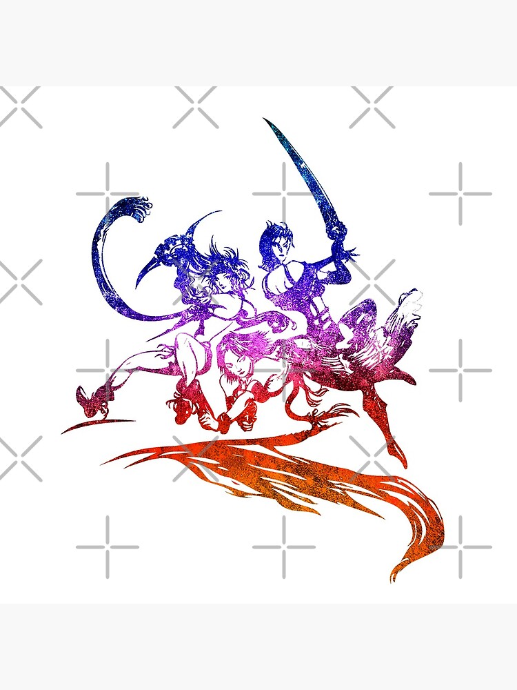 "-FINAL FANTASY- Final Fantasy X-2 Logo" Art Print for Sale by ...
