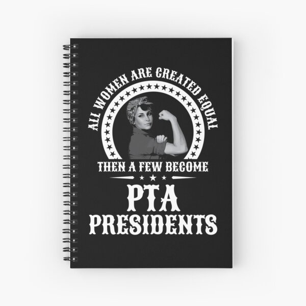 "PTA President Mom Parent Teacher Organization PTO Mom Gift" Spiral ...