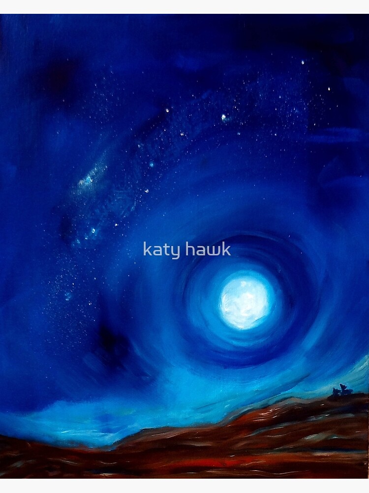 Bark at the Moon Southwest Night Sky Premium Matte Vertical Poster sold ...