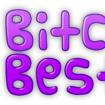 "Go Bestie!" Sticker for Sale by Stuff & Things | Redbubble