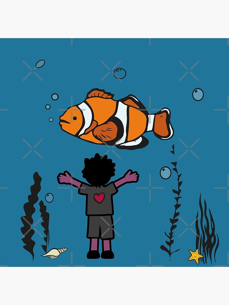 "Fish Hug" Poster by -monkey- | Redbubble