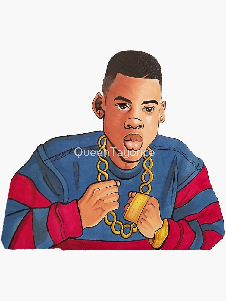 "Jay Cartoon" Sticker for Sale by QueenTayonce | Redbubble