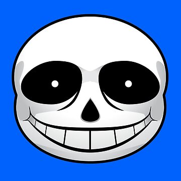 "Sans Undertale Vector Skull" Art Board Print for Sale by BitRadical ...