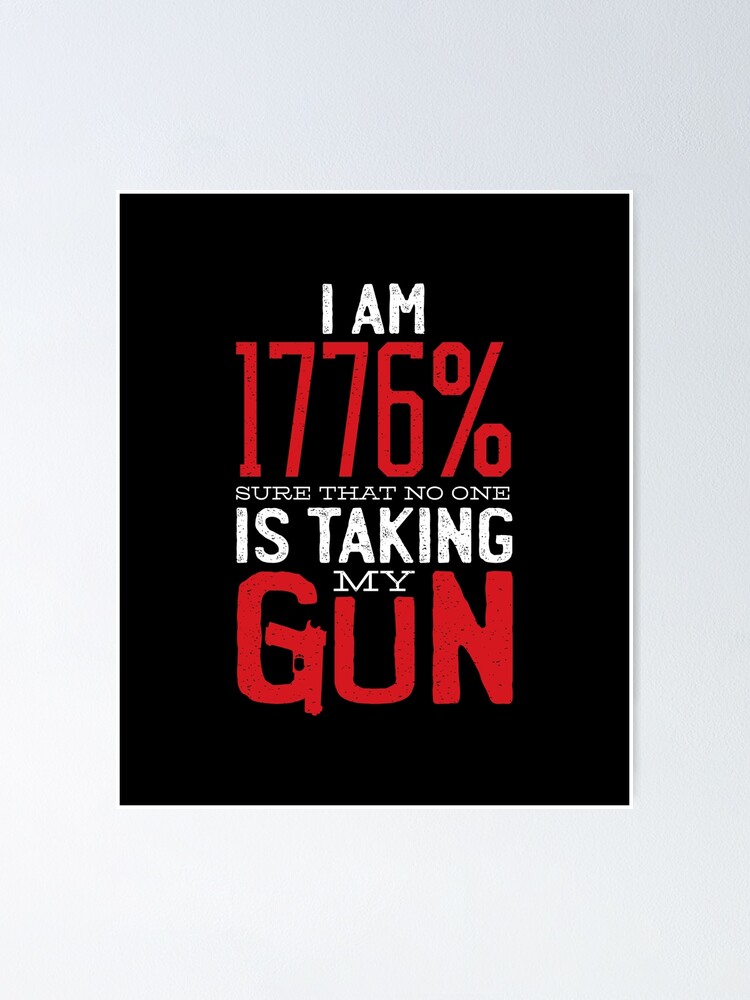 "Pro Gun 2nd Amendment Design, For Patriotic Gift design" Poster by ...
