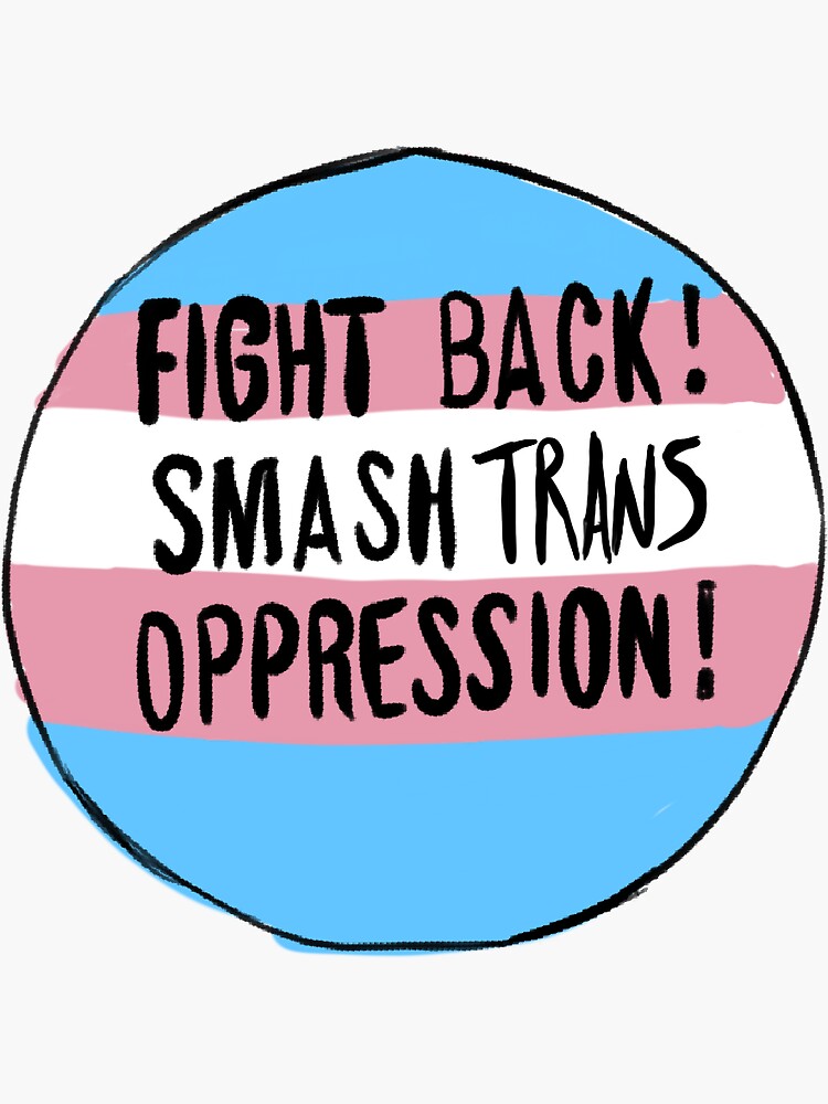 "trans flag" Sticker by burntchurch | Redbubble