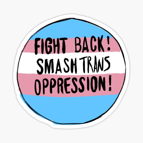"trans flag" Sticker by burntchurch | Redbubble