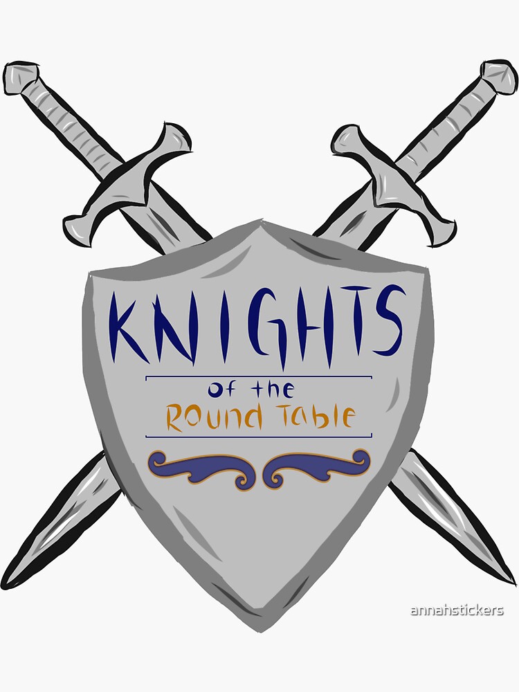 "Knights of the Round Table Custom" Sticker for Sale by annahstickers ...