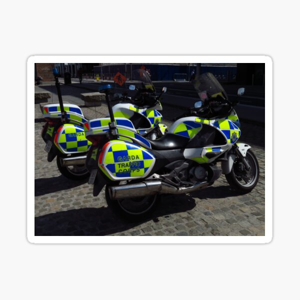"Garda Traffic Cops" Sticker for Sale by wiggyofipswich | Redbubble